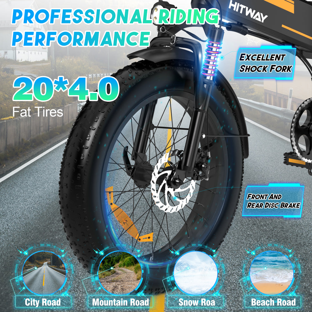 BK10M Folding Electric Bike | HITWAY Ebike